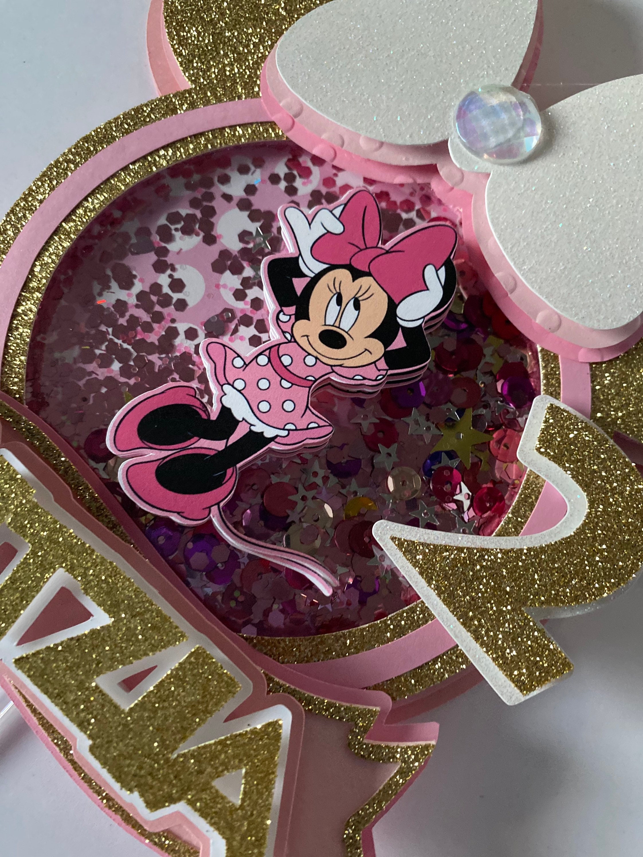 Minnie Inspired Caketopper Minnie Caketopper Cake Topper | Etsy