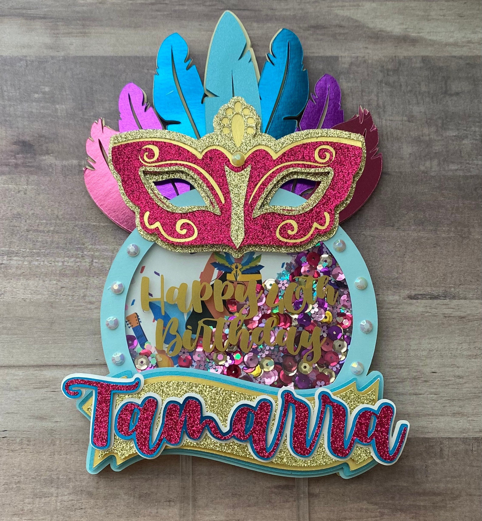 Carnaval Cake Topper Carnaval Birthdays Carnival Birthday - Etsy