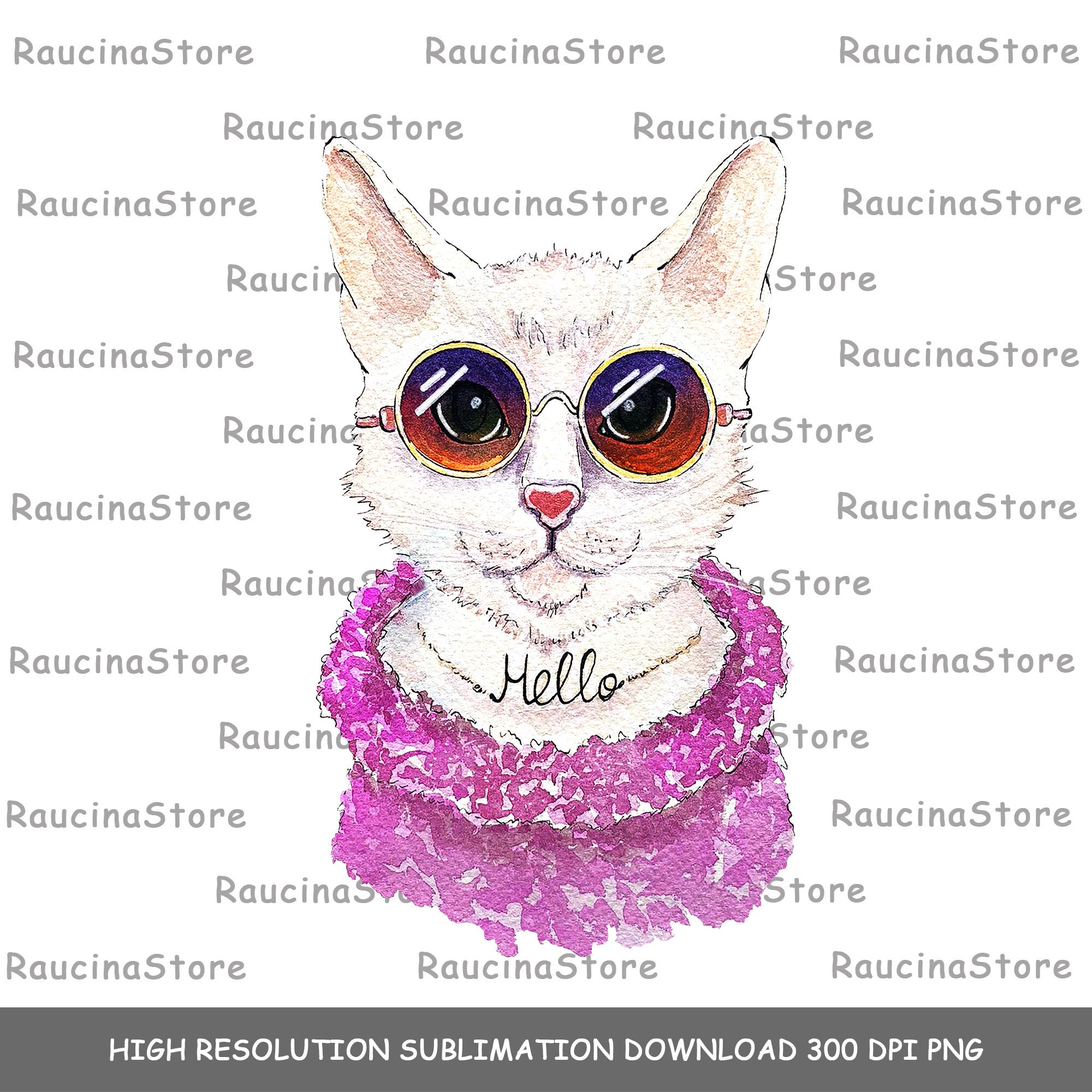 Cat Sublimation Download Cat Png Cat Sublimation Design Cat - Etsy