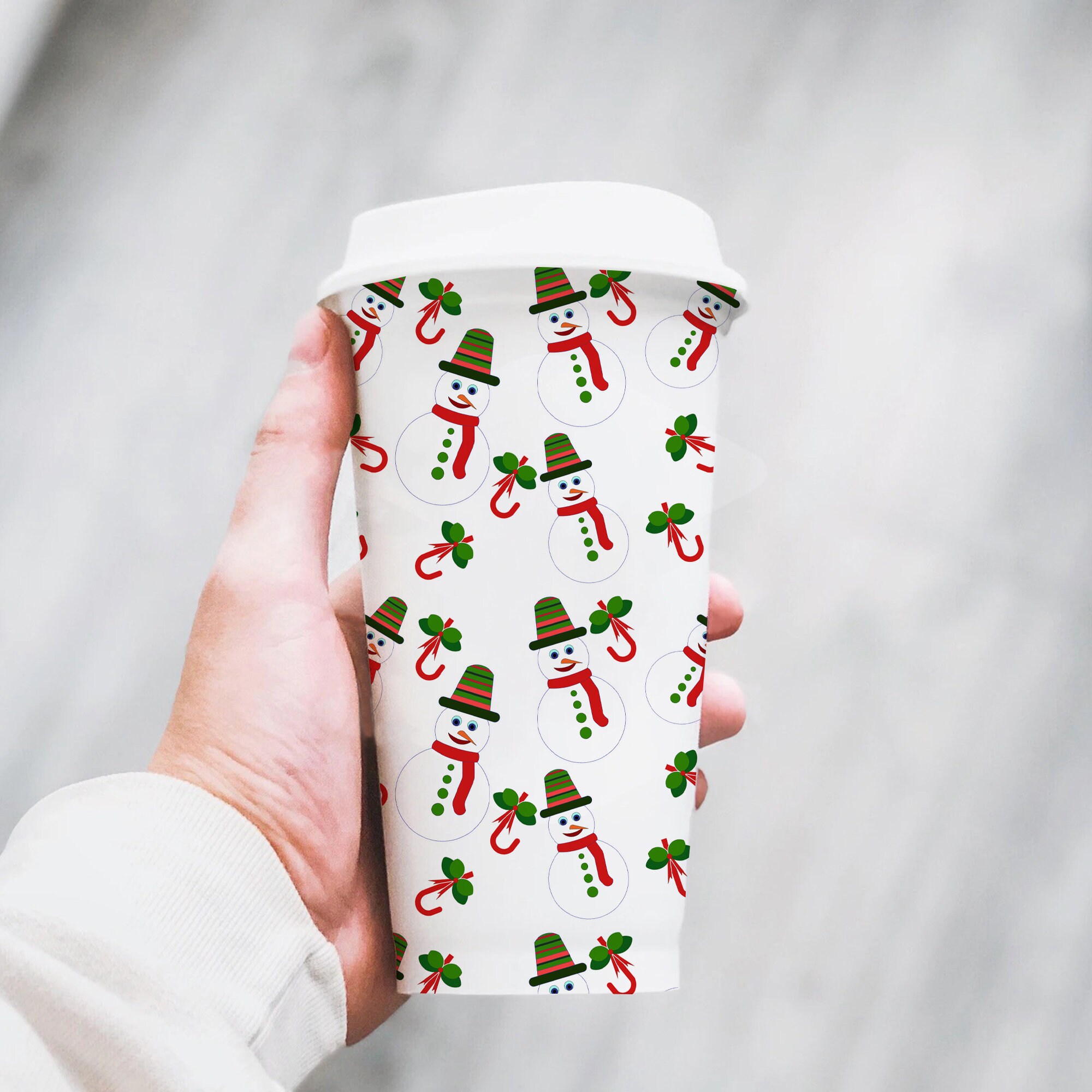 Christmas Digital Paper, Christmas Pattern, Winter Digital Paper ...