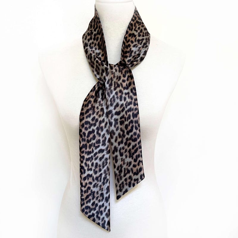Leopard Scarf for Bag - Etsy
