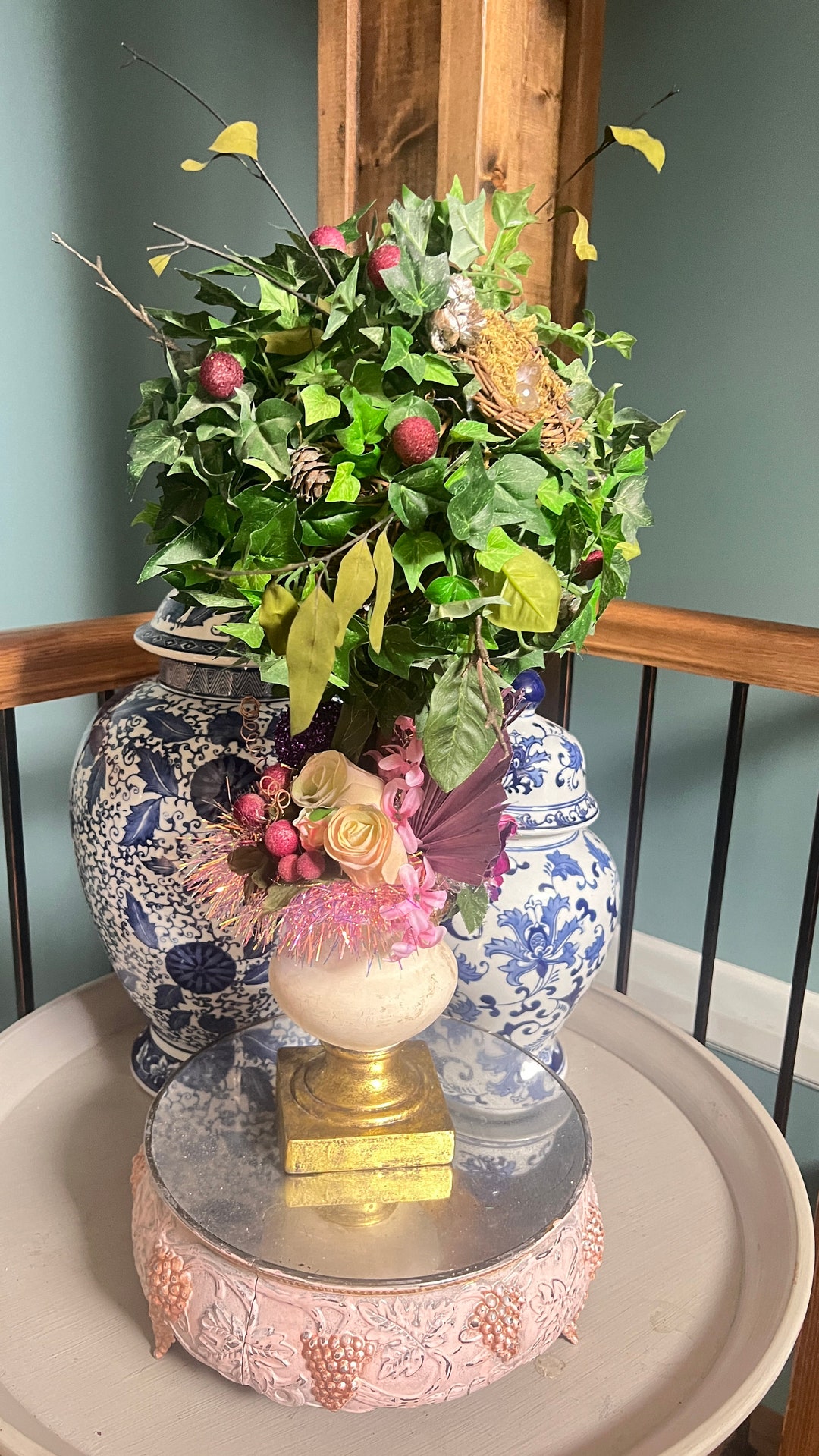 Table Top Topiary Tree, Table Decor, Easter Topiary, Easter Arrangement ...