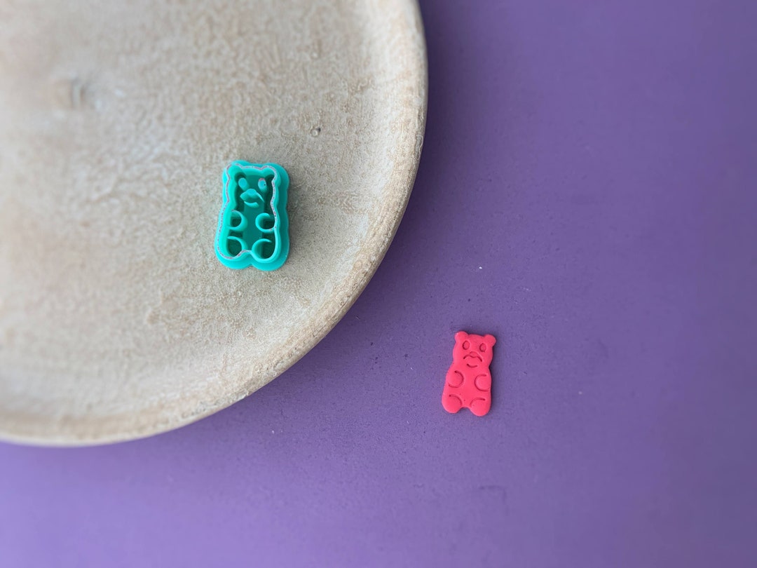 Gummy Bear Clay Cutter Candy Embossing Sharp Jewelry Clay Tools, Cute ...