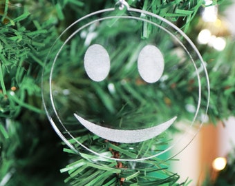 Purge Smiley Face Emoji Ornament - Etsy