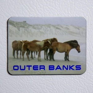 Outer Banks Wild Horses OBX Photo Magnet - Etsy