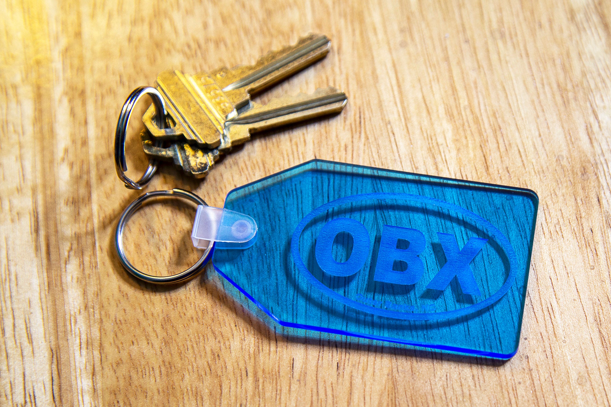 OBX Outer Banks Plastic Key Chain - Etsy