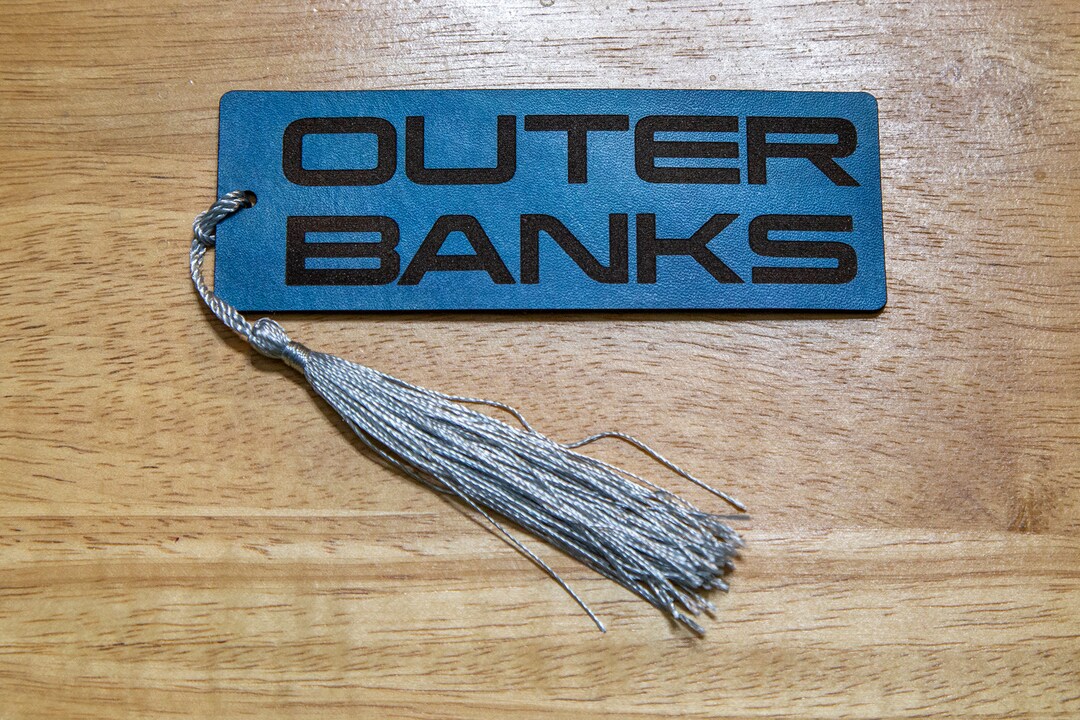 Leather Outer Banks Bookmark With Tassel - Etsy