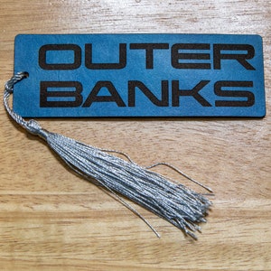 Leather Outer Banks Bookmark With Tassel - Etsy