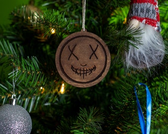 Purge Smiley Face Emoji Ornament - Etsy