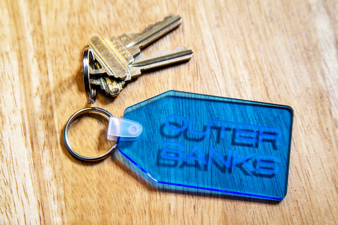 Outer Banks Plastic Key Chain, OBX - Etsy