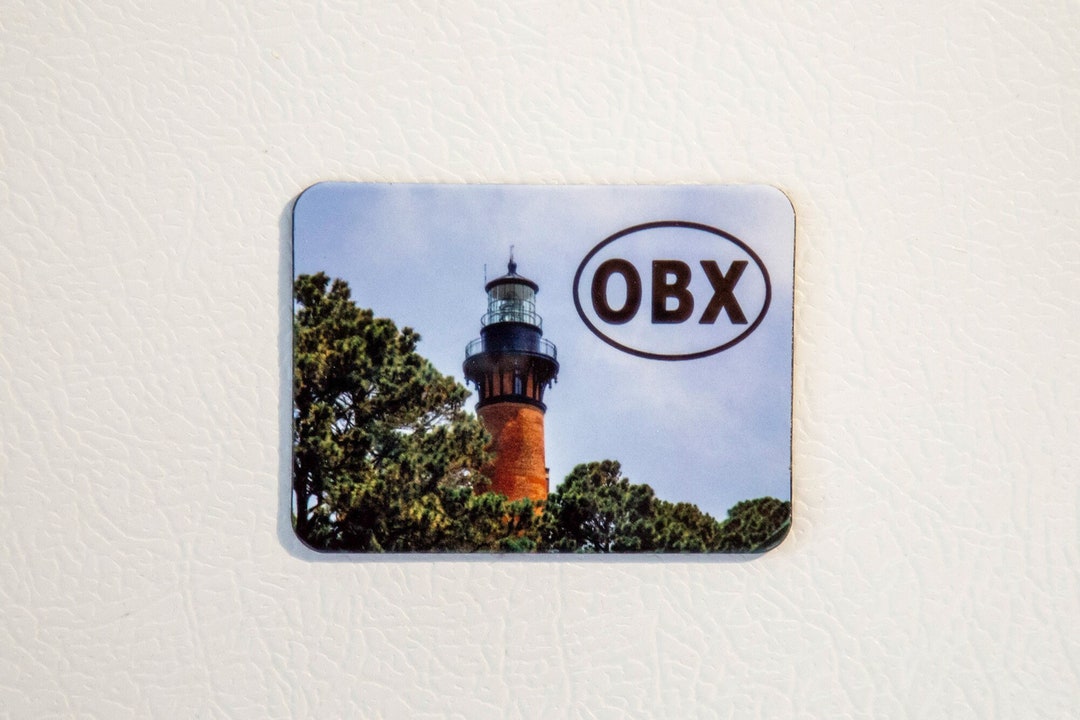 OBX Currituck Beach Lighthouse Photo Magnet - Etsy