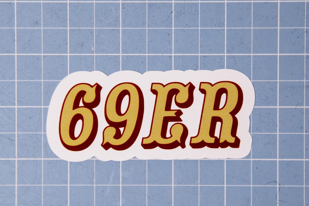 69ER Vinyl Sticker - Etsy