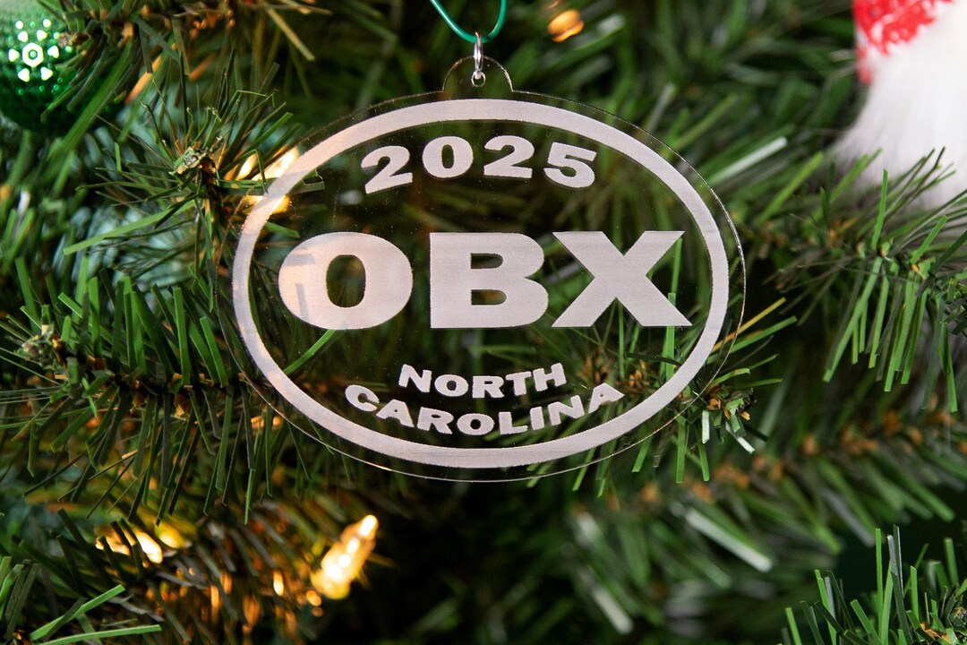 OBX 2025 2024 Outer Banks North Carolina Ornament - Etsy