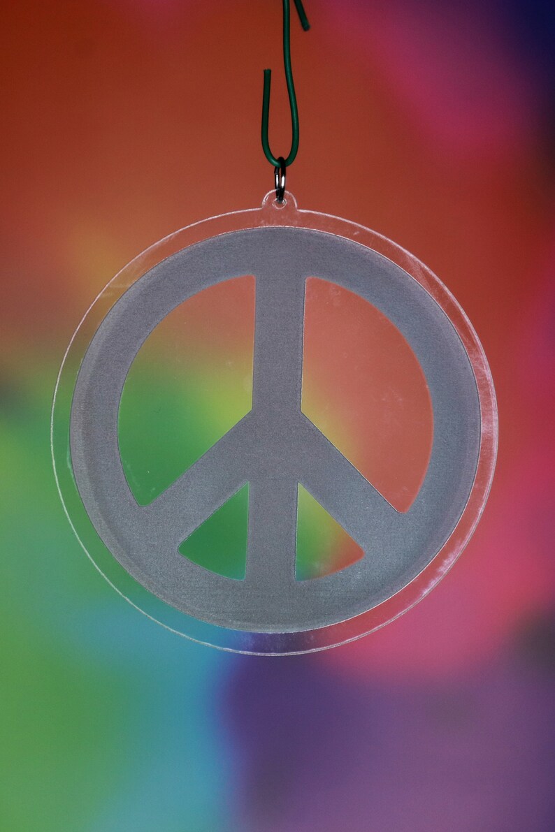 Peace Sign Ornament - Etsy