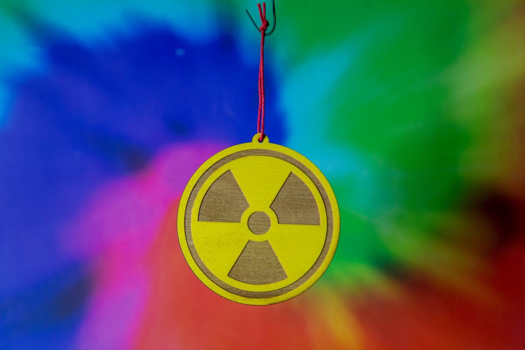 Radiation Symbol Wooden Ornament - Etsy
