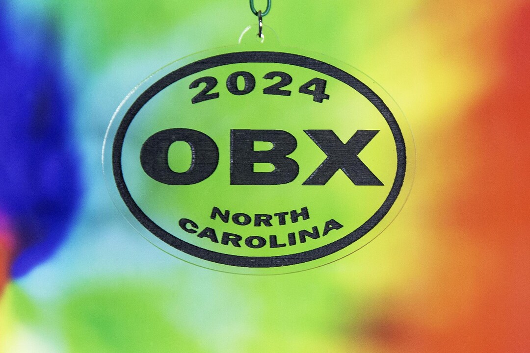 OBX 2024 North Carolina Hand Painted Ornament - Etsy