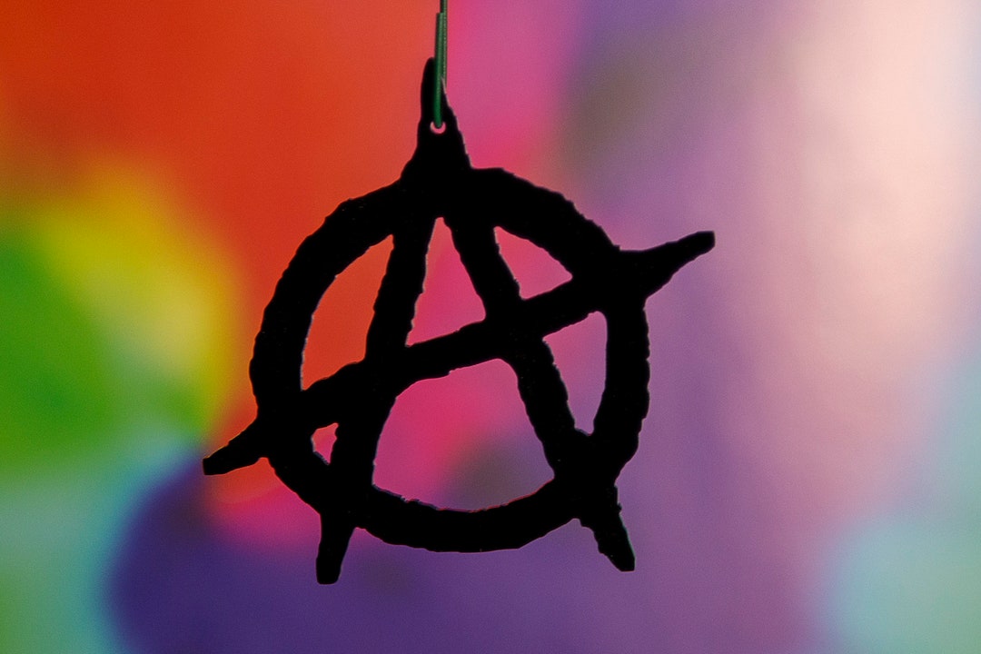 Anarchy A Cut Out Christmas Tree Ornament - Etsy