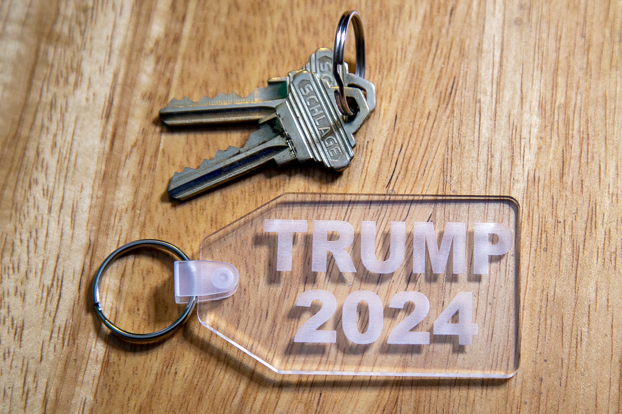 Trump 2024 Election Plastic Key Chain - Etsy