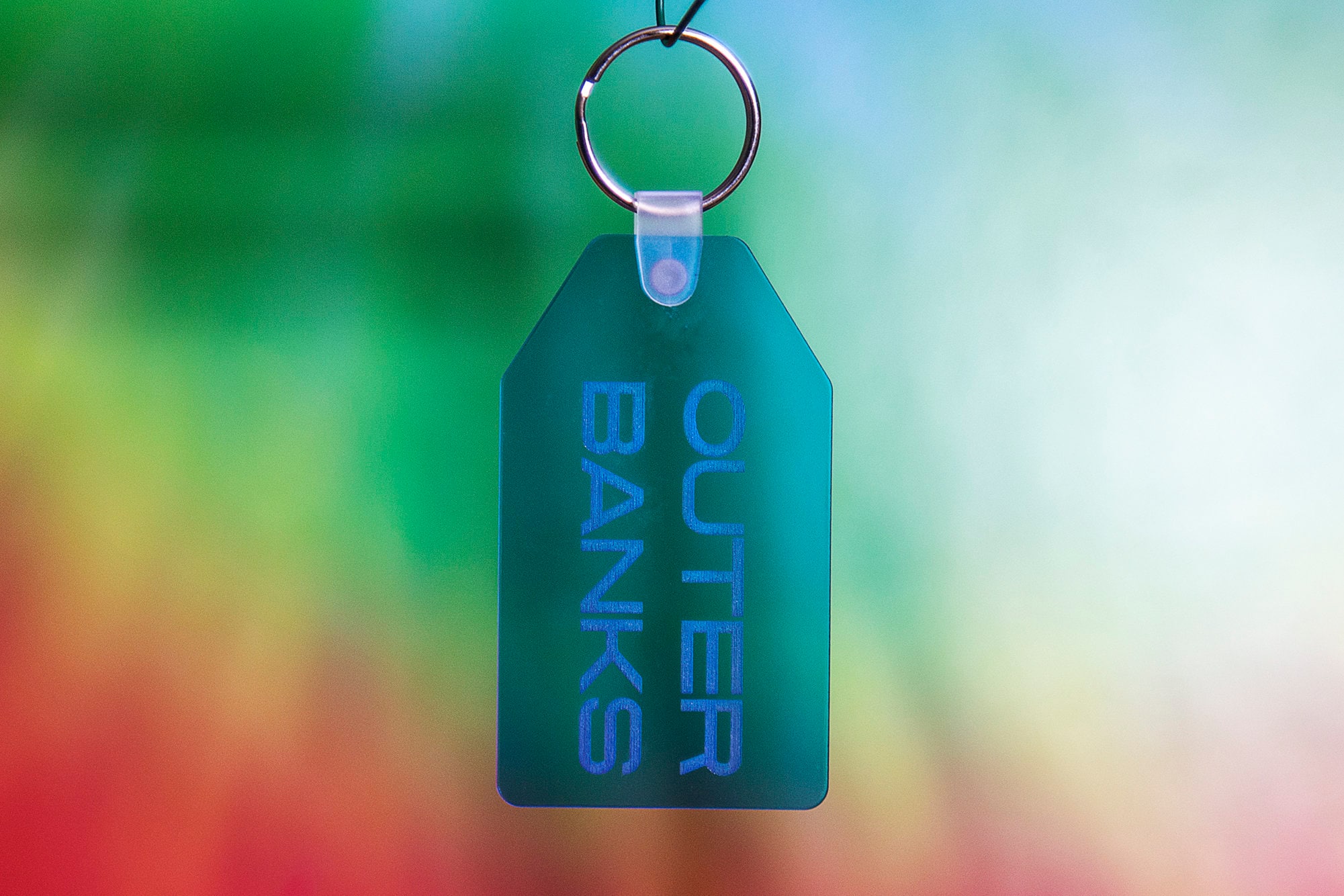 Outer Banks Plastic Key Chain OBX - Etsy