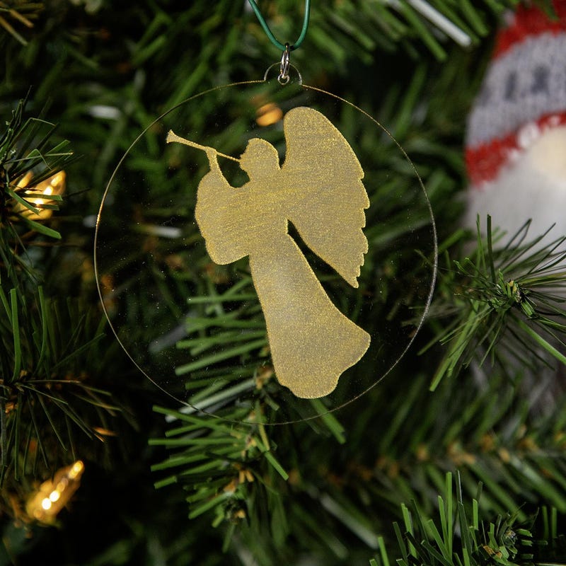 Gold Angel Ornaments - Etsy