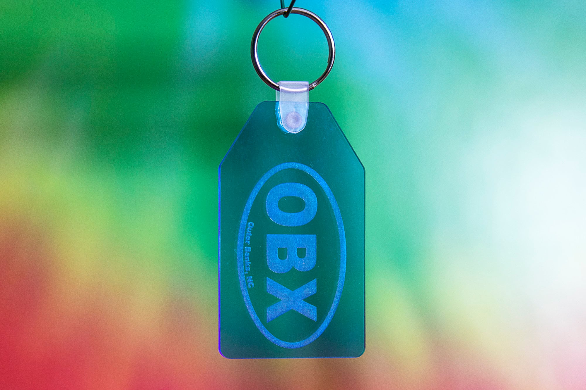 OBX Outer Banks Plastic Key Chain - Etsy