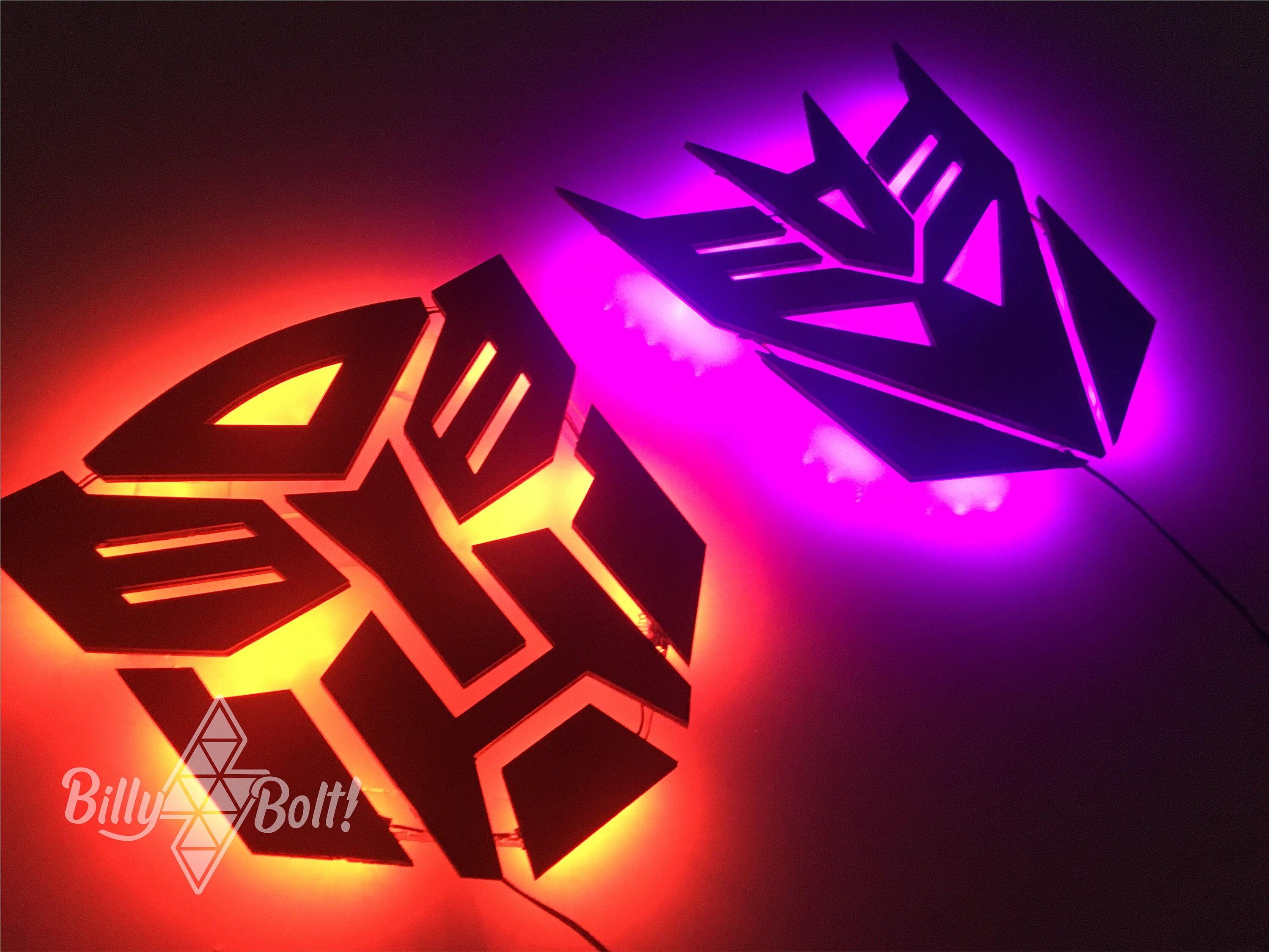 Transformers Autobot Wooden Wall Light up Decor | Etsy