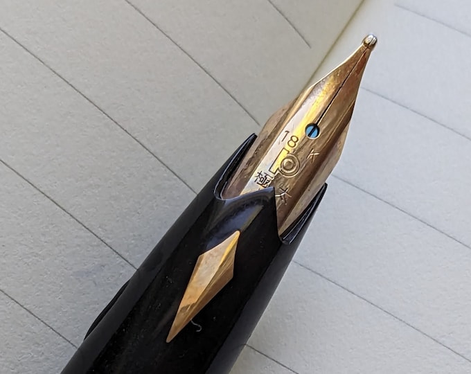 Platinum PKB-3000 Pocket Fountain Pen With 18k Gold Extra-broad Nib a ...