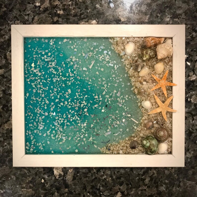 Seashell Art- Beach Scenes - Etsy