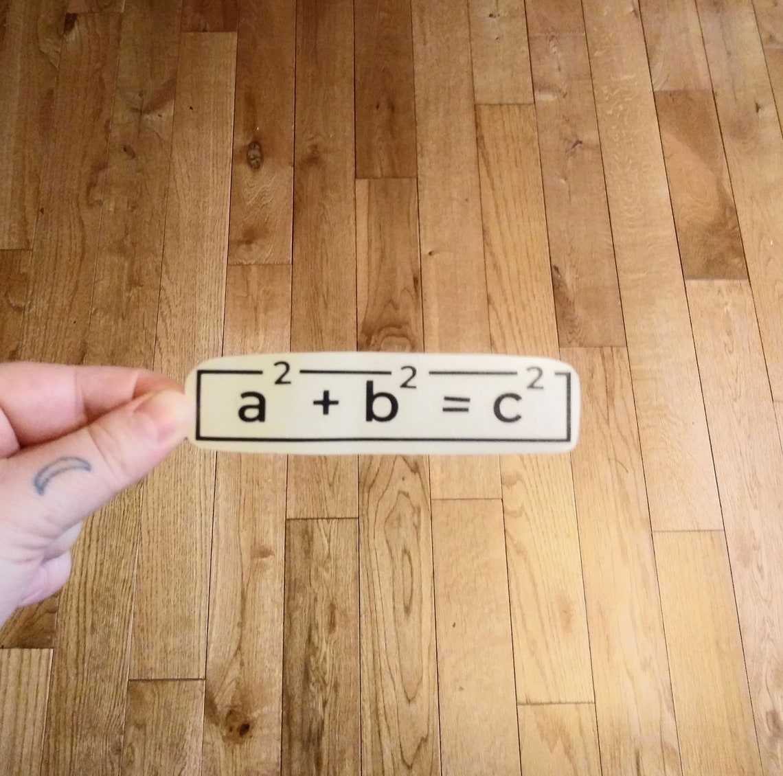 A Squared Plus B Squared Equals C Squared Waterproof Vinyl Etsy