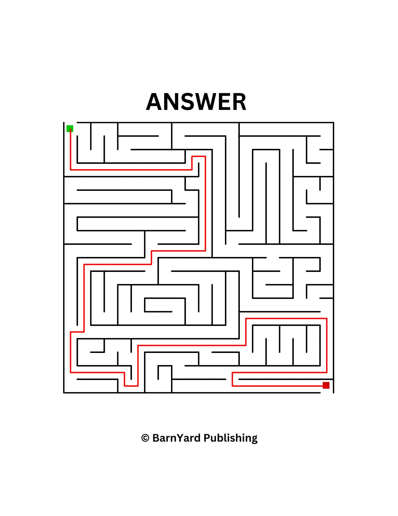 Printable Brown Bear Maze (difficulty: Regular) - 1 Page in Color, 1 ...
