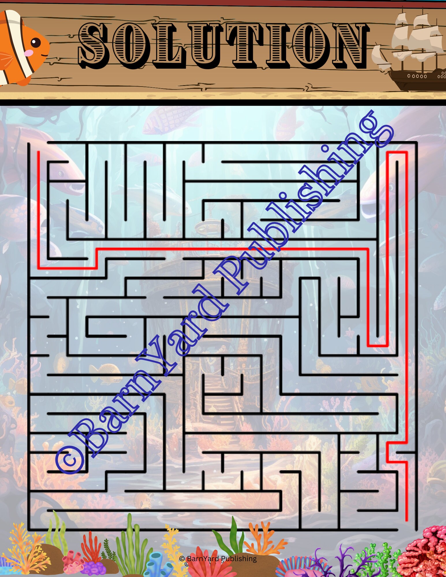 Printable Sunken Ship Maze | Digital Activity for Kids Teachers and ...