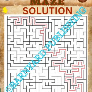 Printable Cowboy Themed Puzzle Maze Digital Activity for Kids Teachers ...