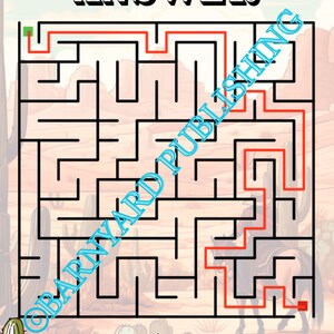Printable Cowboy Maze - Digital Activity for Kids Teachers and Adults 1 ...