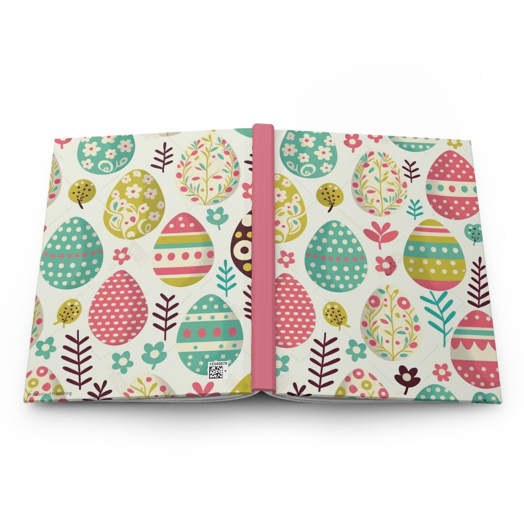 Easter Egg Journal - 150 Page (75 Sheets) Line Hardback Journal - Etsy