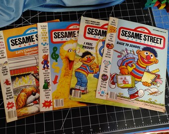 Vintage Sesame Street Magazines 1996-1998 - Etsy