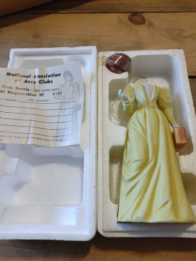 1977 Avon Lady Collector Bottles - Etsy