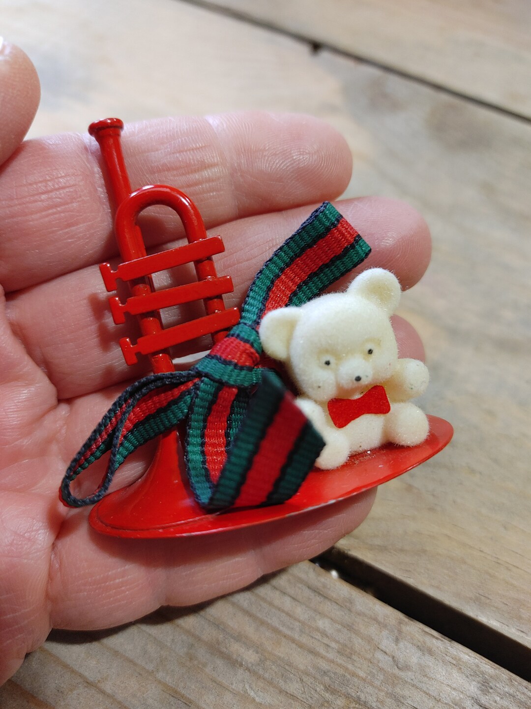 Teddy on Trumpet - Etsy