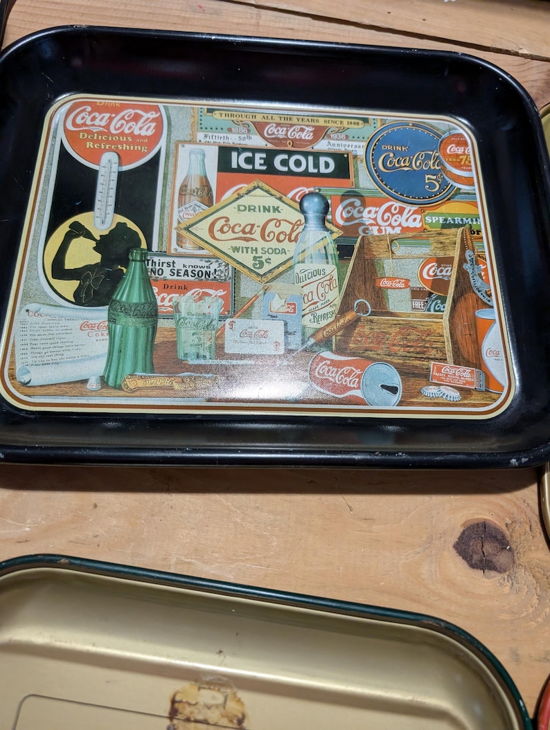 Rectangular Coca-cola Trays - Etsy