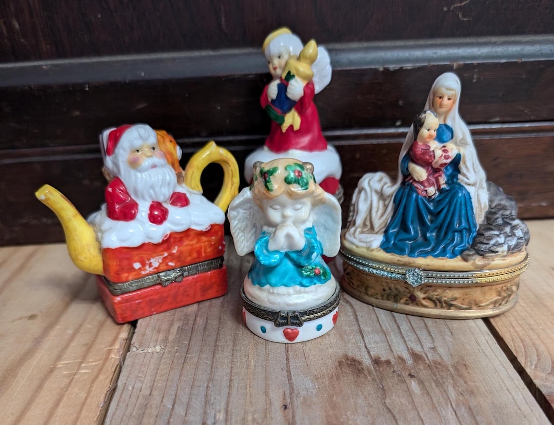 Christmas Trinket Boxes - Etsy