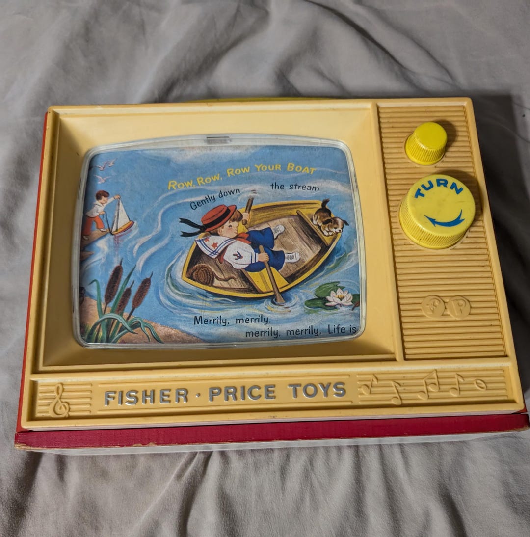Fisher Price Giant Screen Music Box TV - Etsy