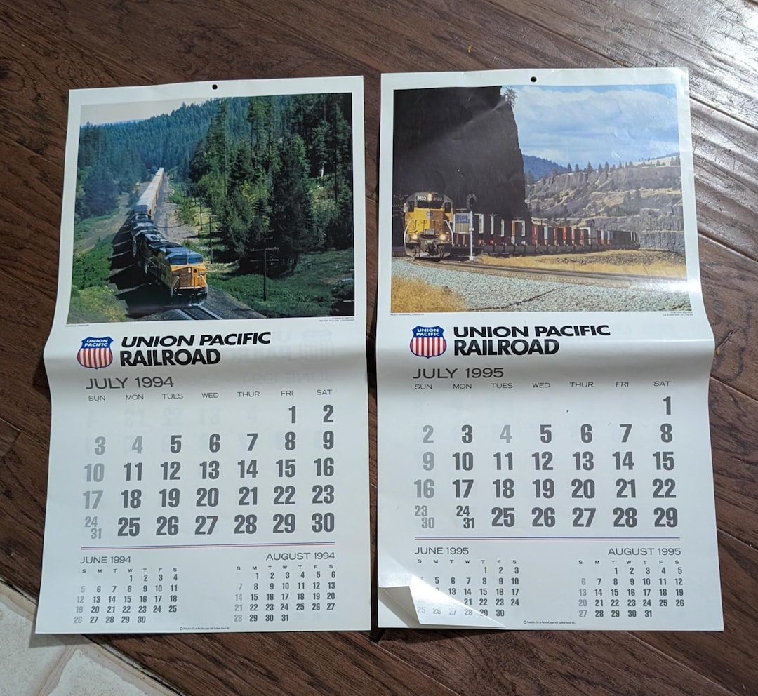 Union Pacific Railroad Calendars - Etsy
