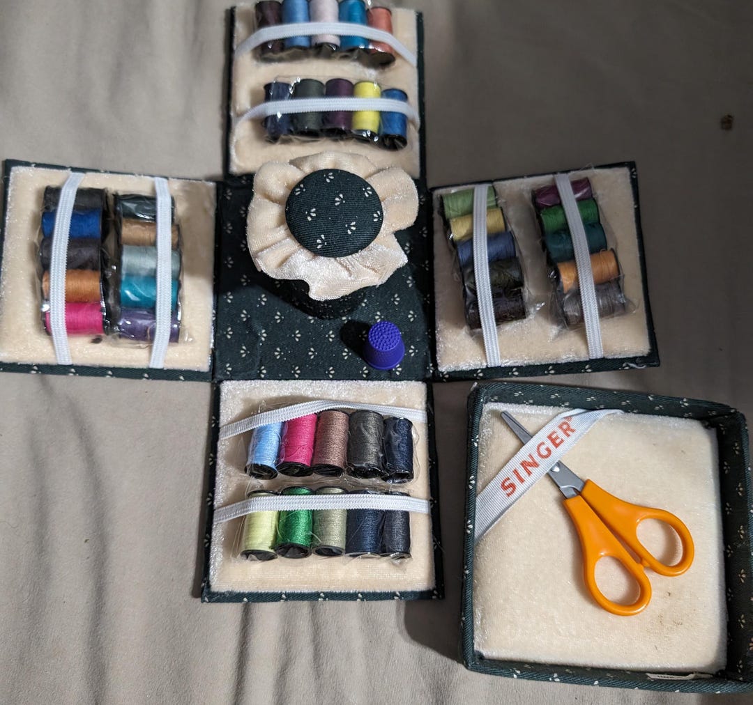 Signer Sewing/thread Box - Etsy