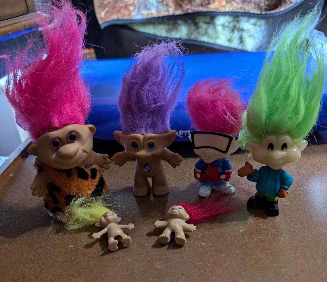 Vintage Troll Doll Collection: Ace Novelty, Burger King Trolls - Etsy