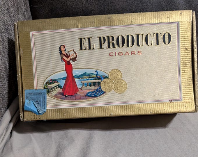 El Producto Cigars Box - Etsy