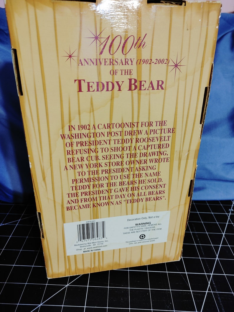 100th Anniversary Teddy Bear - Etsy