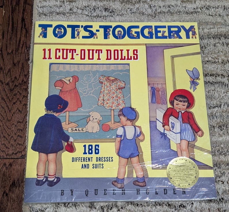 Vintage Paper Dolls Booklets in Packages - Etsy
