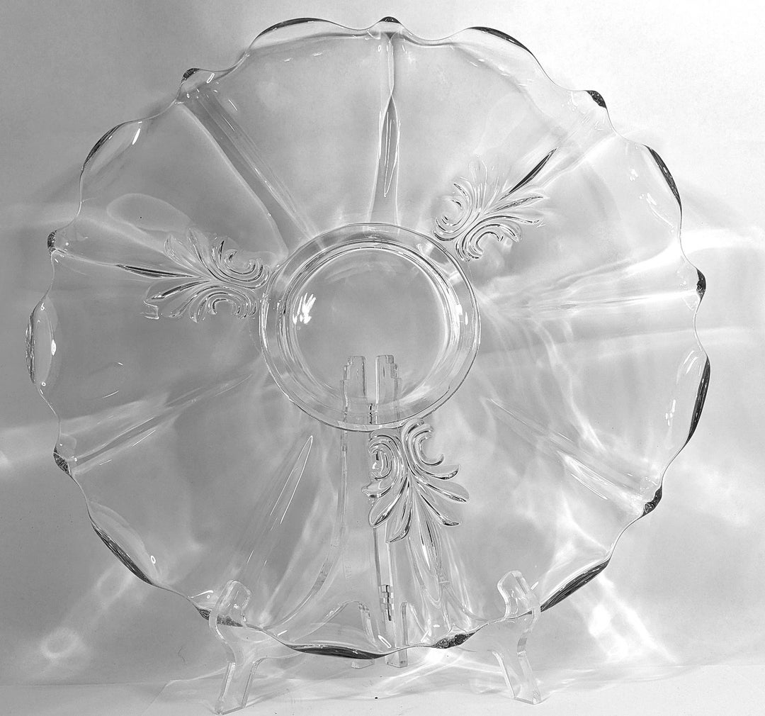 Baroque Clear 13-inch Torte Plate by FOSTORIA - Etsy