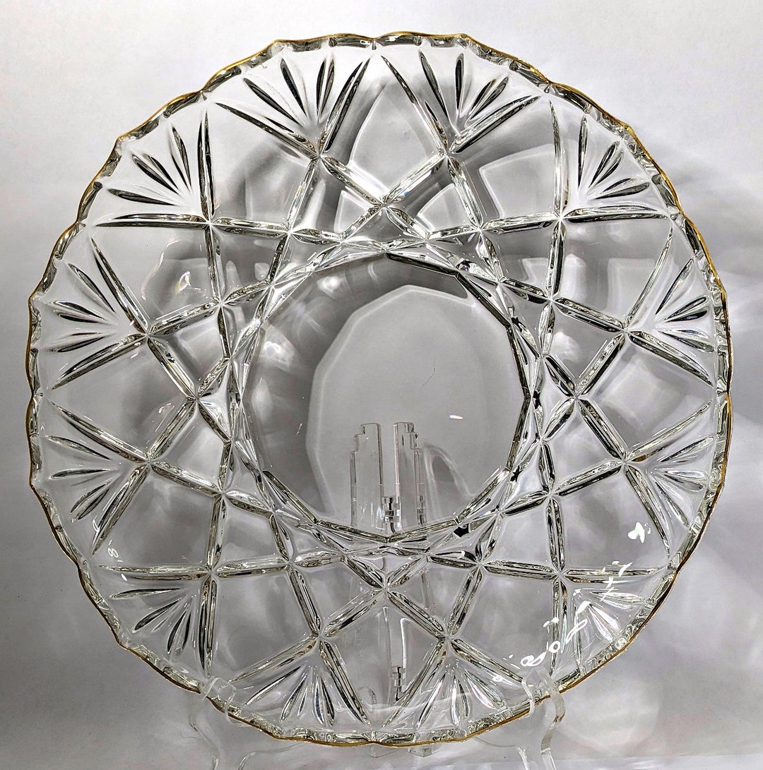 Hampshire Gold Serving Plate by MIKASA - Etsy