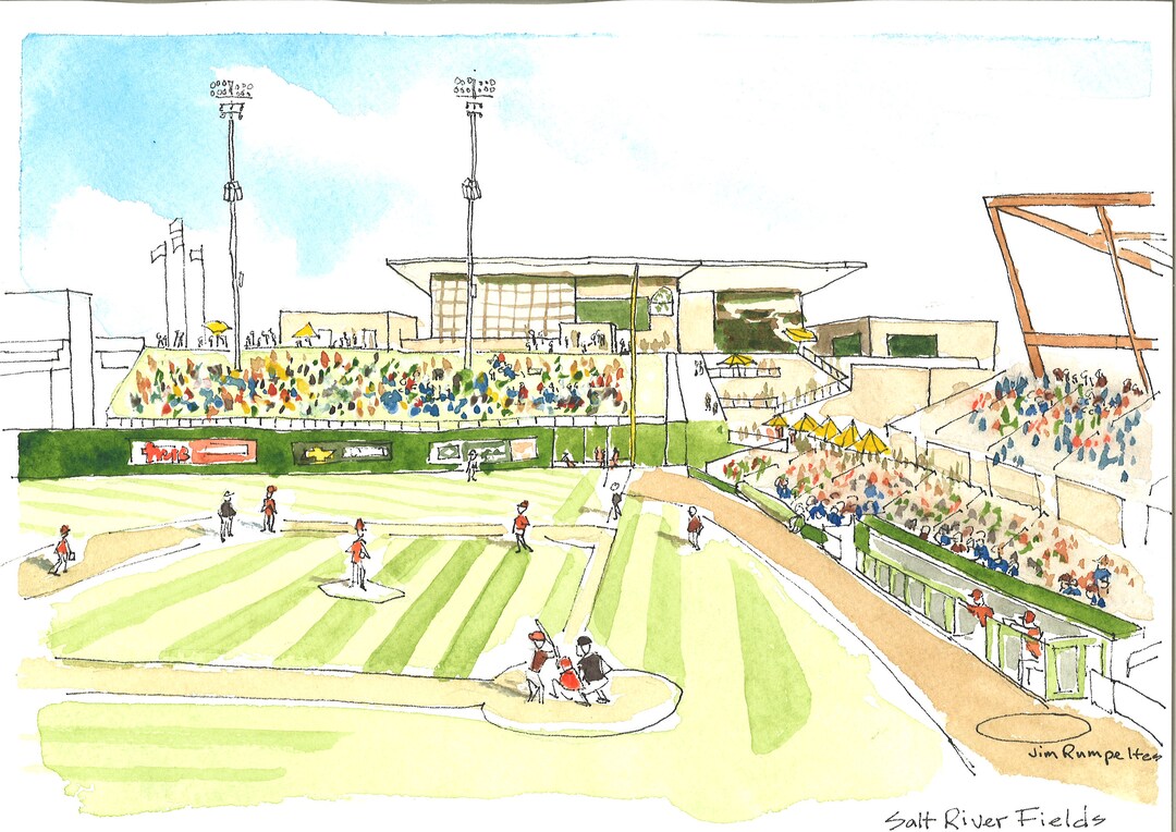 Print- Salt River Fields at Talking Stick - Etsy