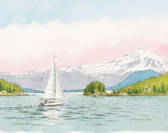 Mt Baker Mt Baker Poster Mt Baker Print Mount Baker Poster - Etsy